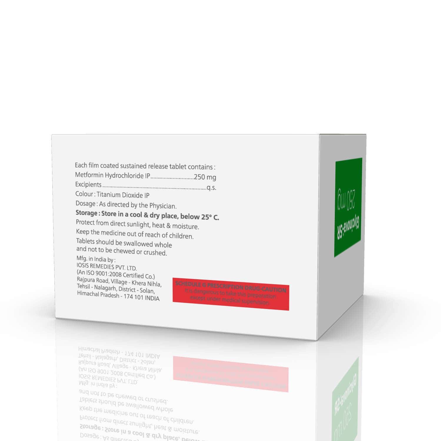 Buy Glycinova Sr 250 MG Tablet (10) Online at Flat 15% OFF | PharmEasy