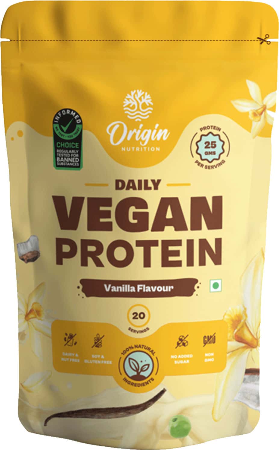 Buy ORIGIN NUTRITION 100% NATURAL VEGAN PLANT PROTEIN POWDER 780G ...