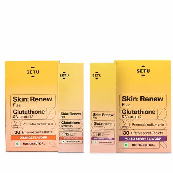 Buy SETU SKIN RENEW - 45 EFFERVESCENT TABLETS MIXED BERRY & ORANGE ...
