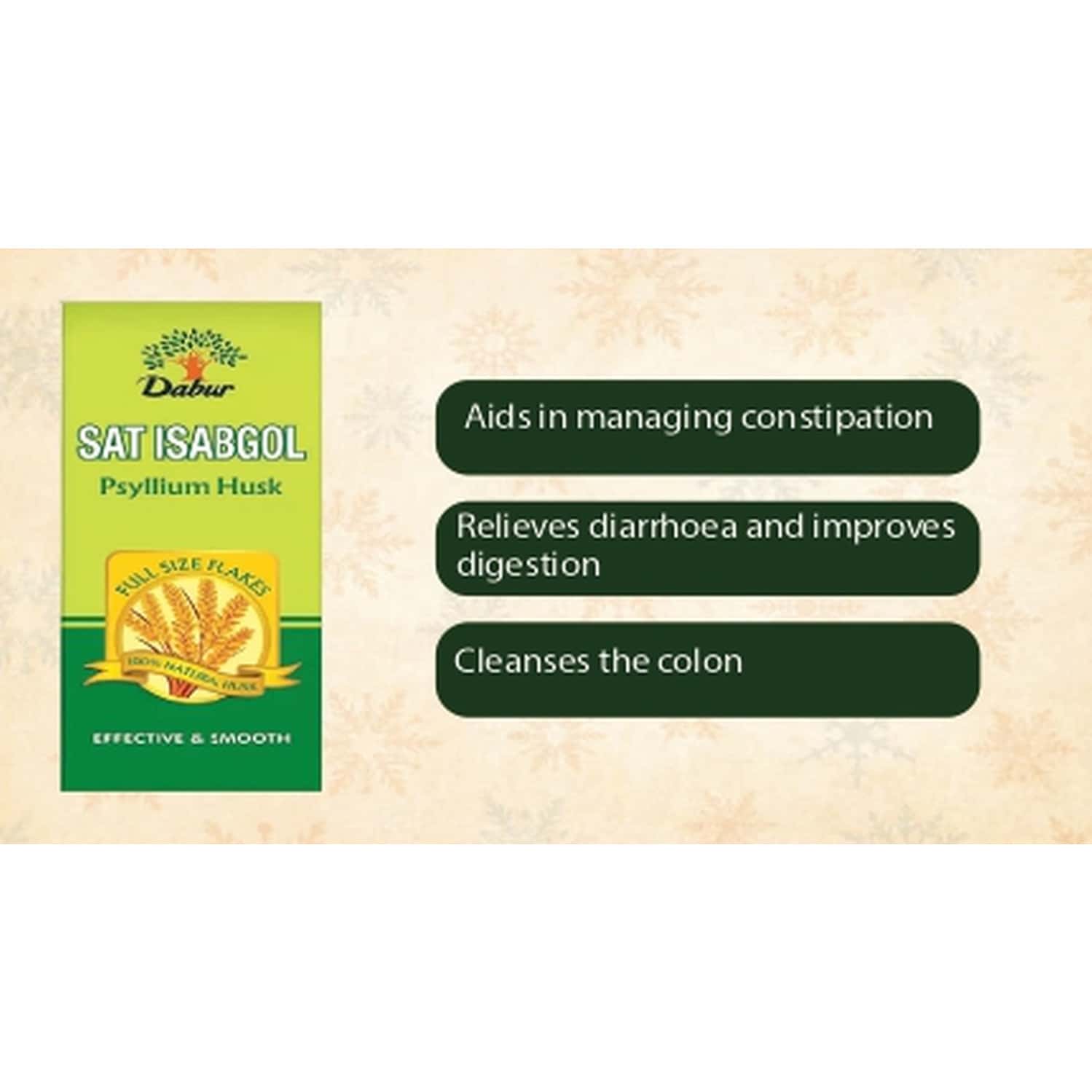 Buy DABUR SAT ISABGOL PACK OF 2 Online & Get Upto 60% OFF at PharmEasy