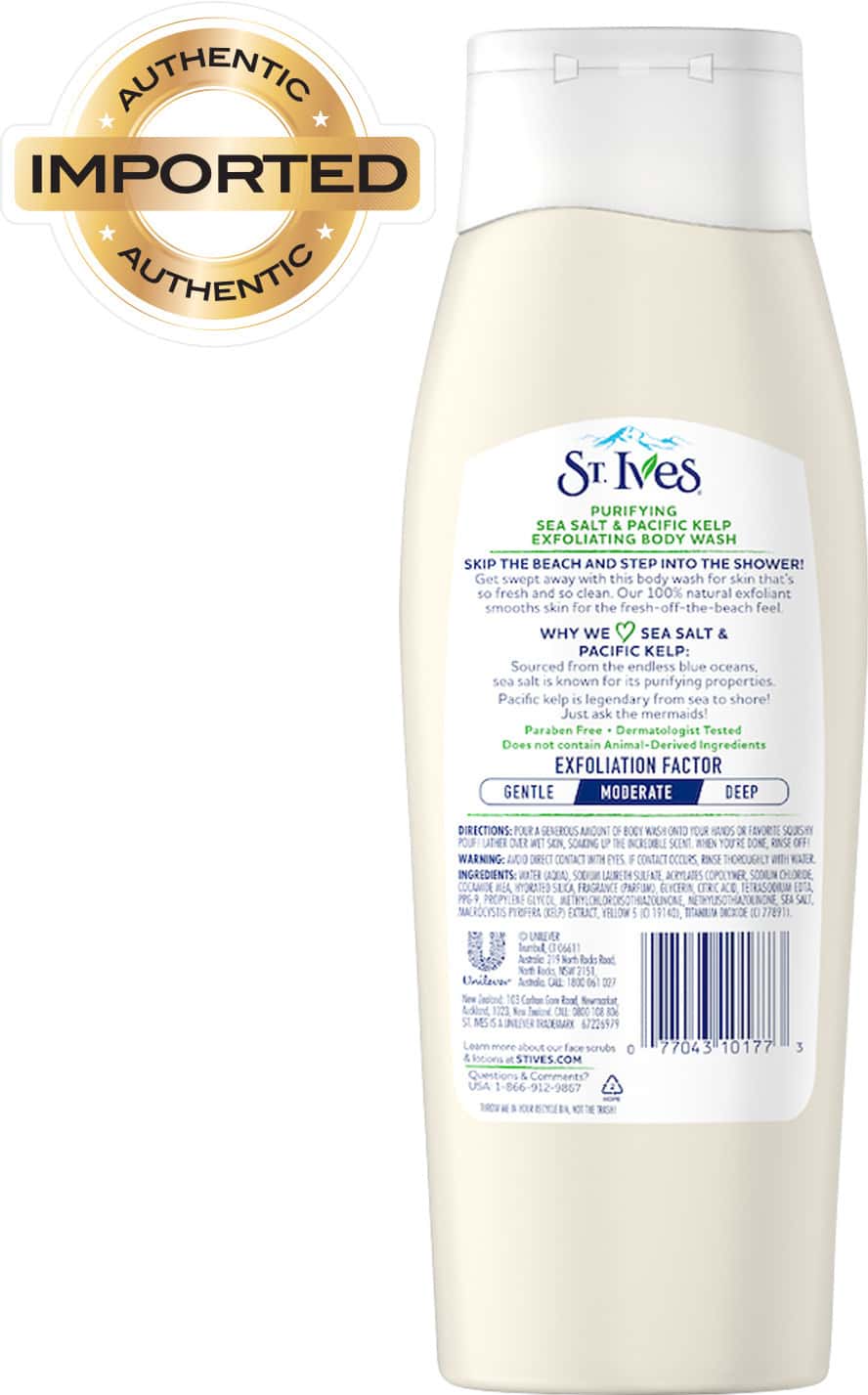 St Ives Sea Salt Exfoliating Body Wash at Stanley Urbina blog