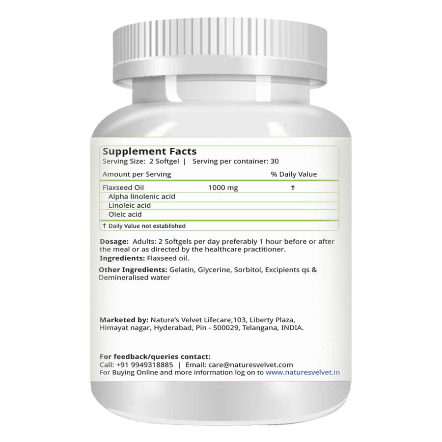 Order Myfitfuel Omega 3 6 9 (Flax Seed Oil) | Cold Pressed | 1000mg ...