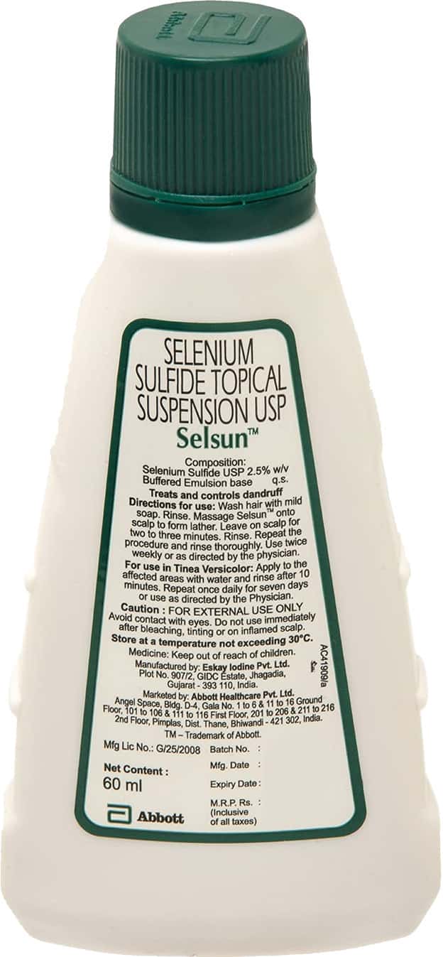 Buy SELSUN SUSPENSION 60 ML Online & Get Upto 60% OFF at PharmEasy