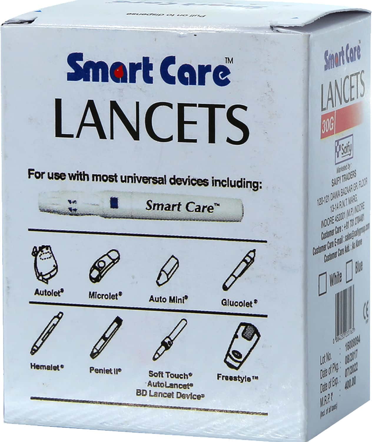Buy SMARTCARE ROUND LANCET NEEDLE - 100 PIECES Online & Get Upto 60% ...