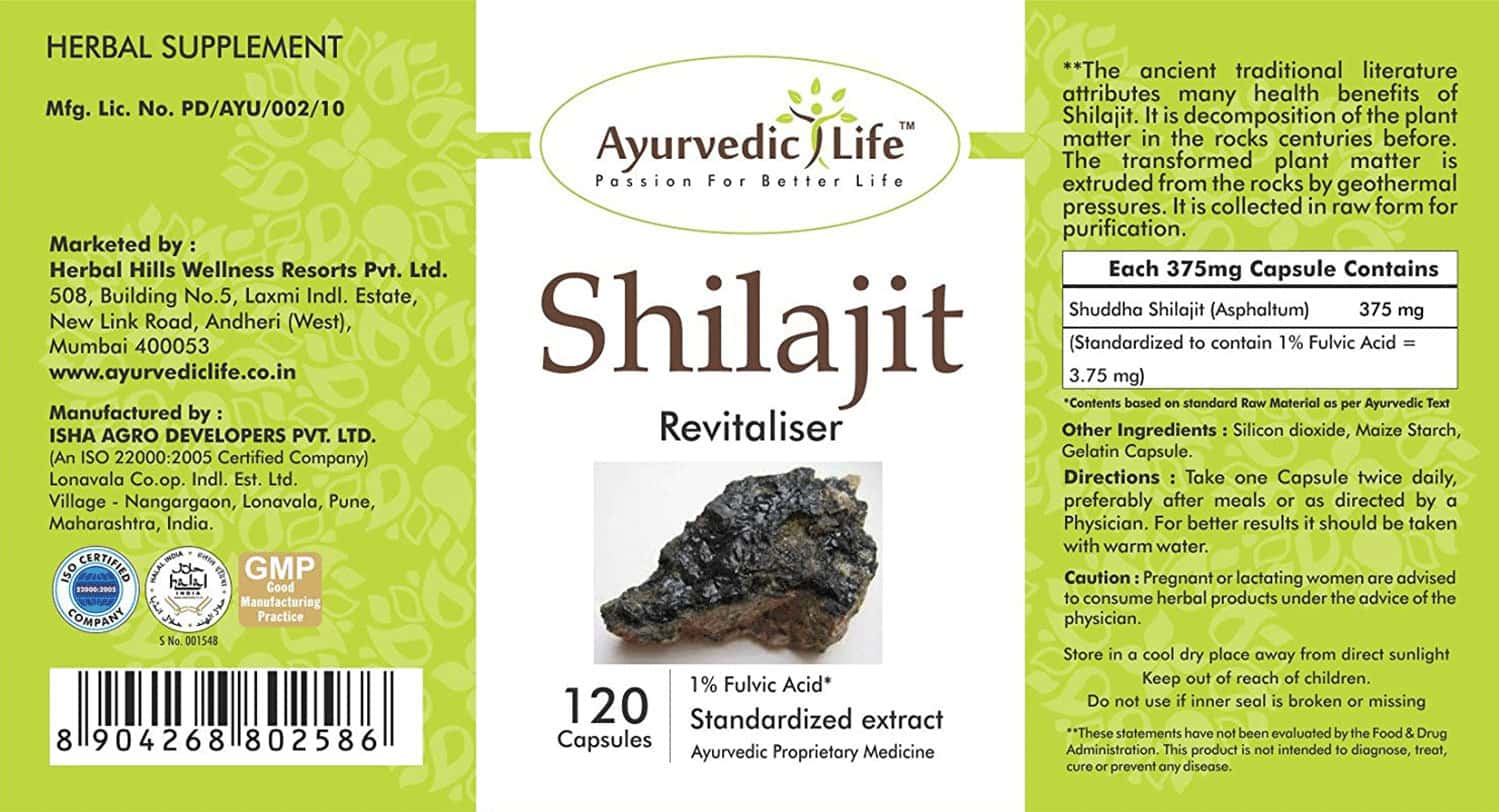 Buy AYURVEDIC LIFE SHILAJIT 120 CAPSULES - PACK OF 4 Online & Get Upto ...