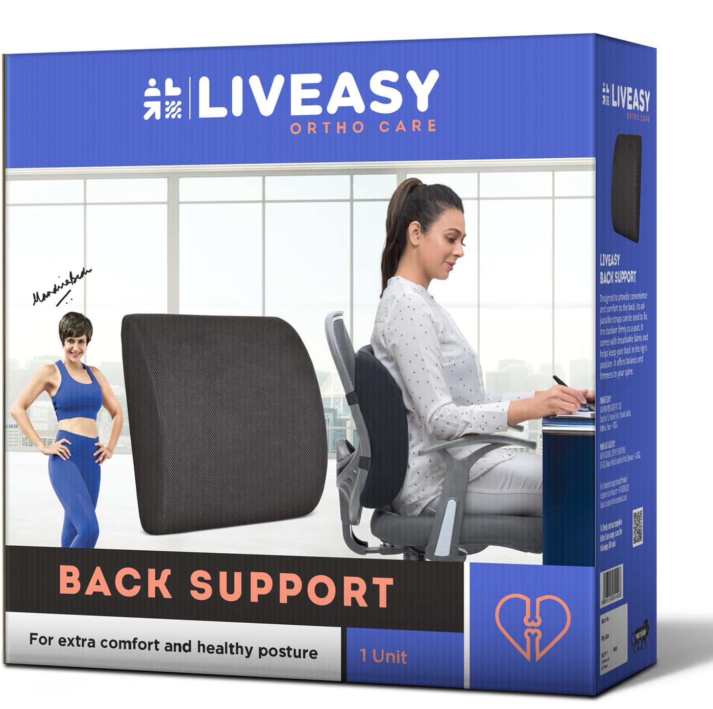 Buy LIVEASY ORTHO CARE BACK SUPPORT S Online & Get Upto 60% OFF at ...