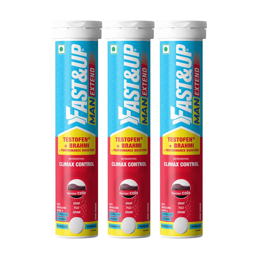Buy FAST&UP MAN EXTEND | 20 EFFERVESCENT TABLETS COLA FLAVOR Online ...