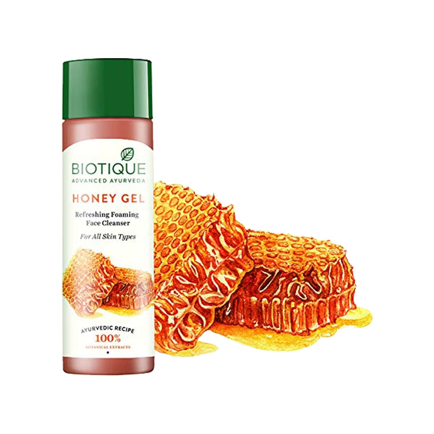 Buy Biotique Bio Honey Gel Refreshing Foaming Face Cleanser For All ...