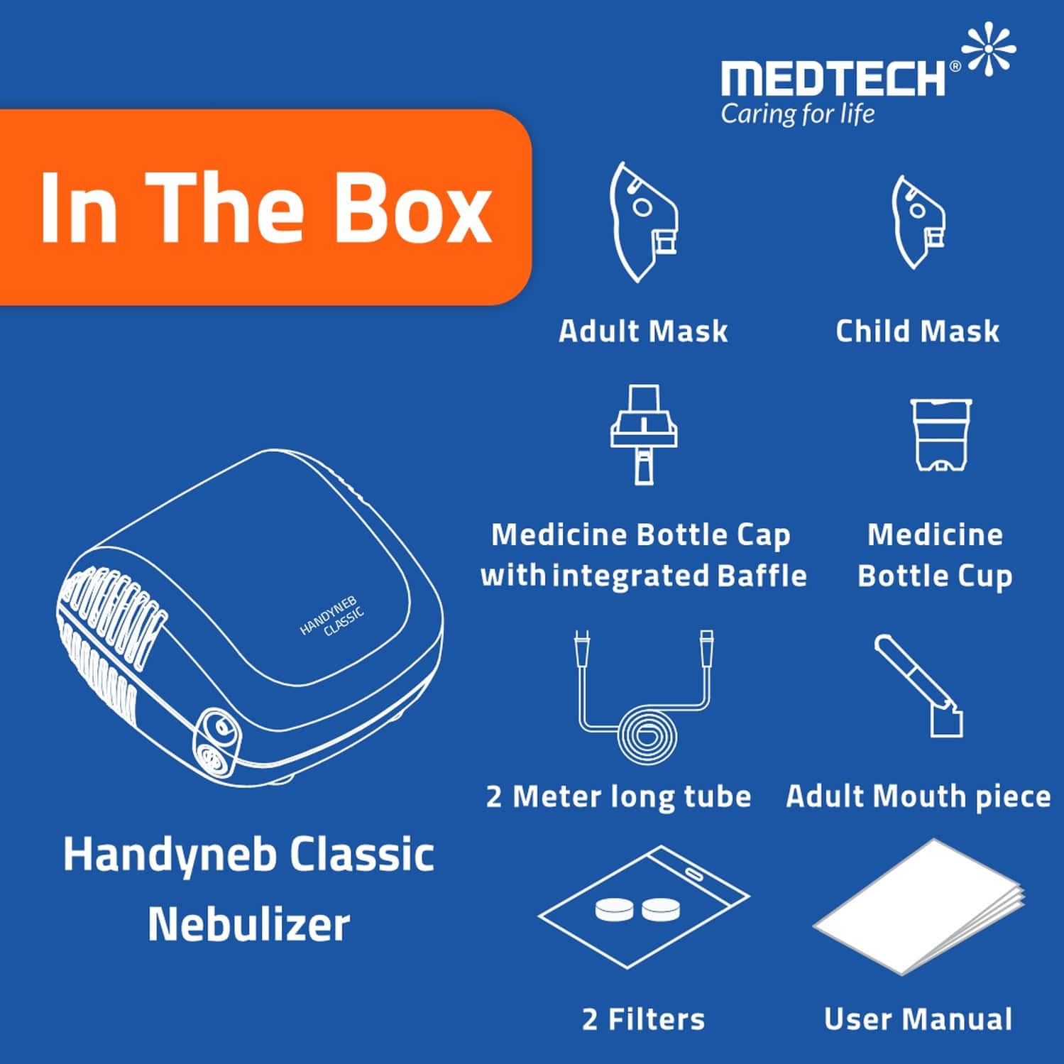 Buy MEDTECH NEBULIZER HANDYNEB CLASSIC Online & Get Upto 60% OFF at ...