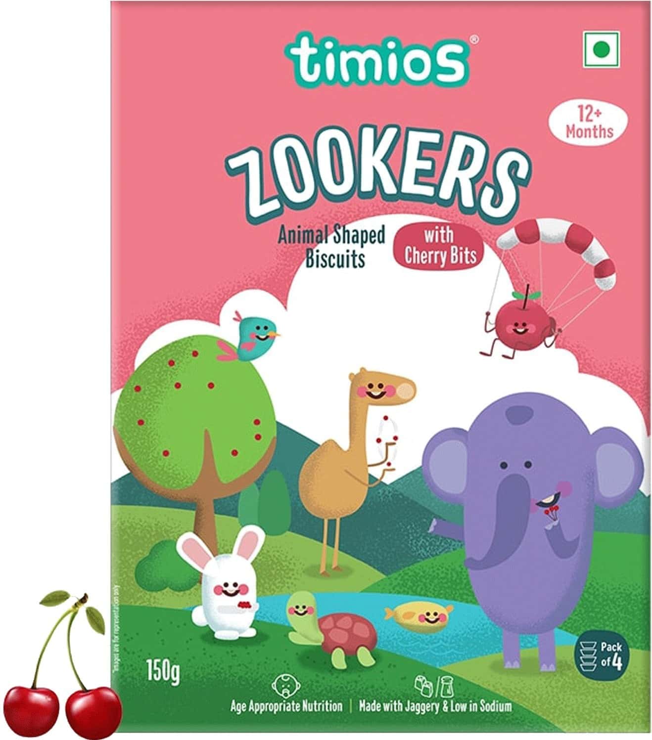 Buy TIMIOS ZOOKERS - CHERRY BITS 150G Online & Get Upto 60% OFF at ...