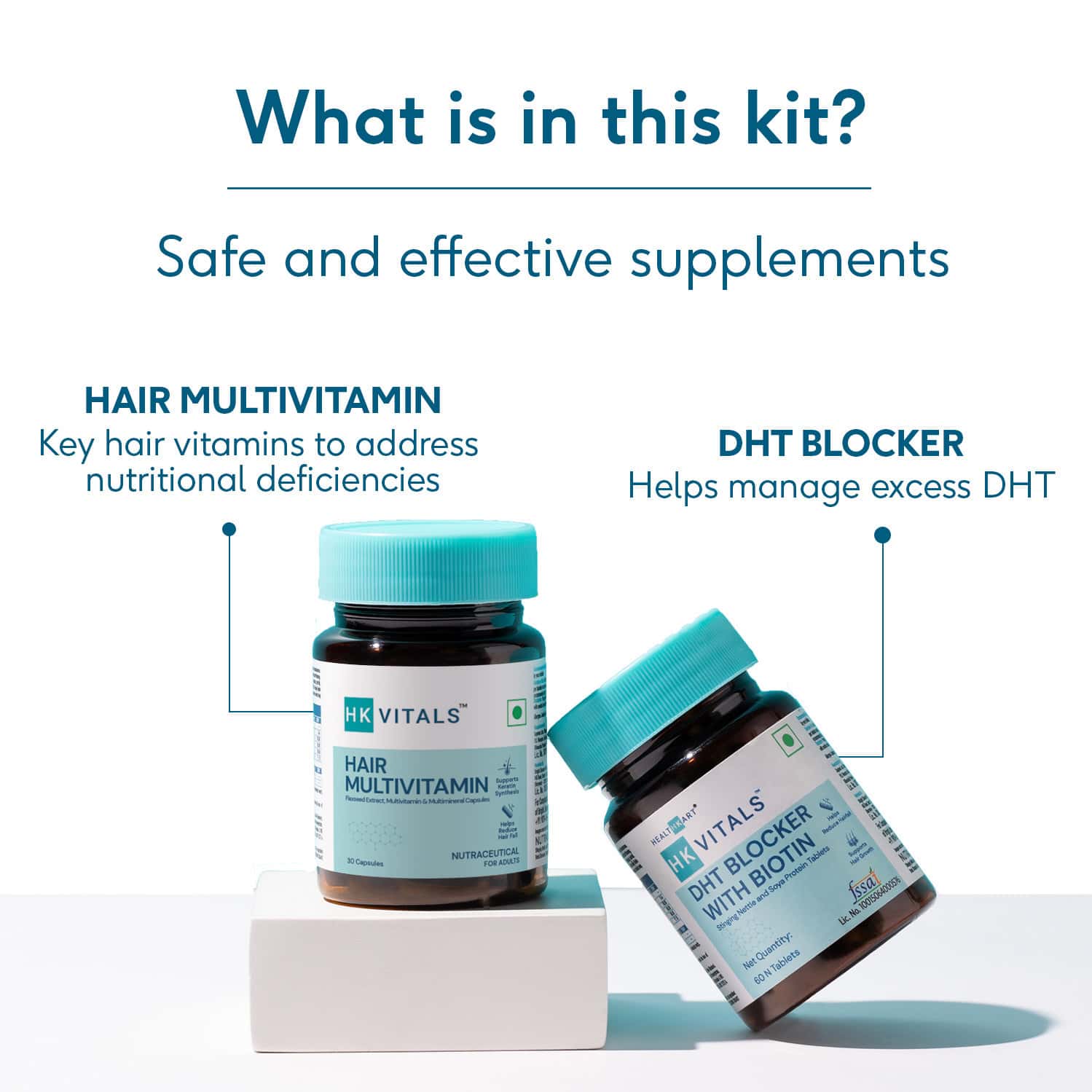 Buy HEALTHKART HK VITALS HAIRFALL SOLUTION KIT STAGE 2 Online & Get ...