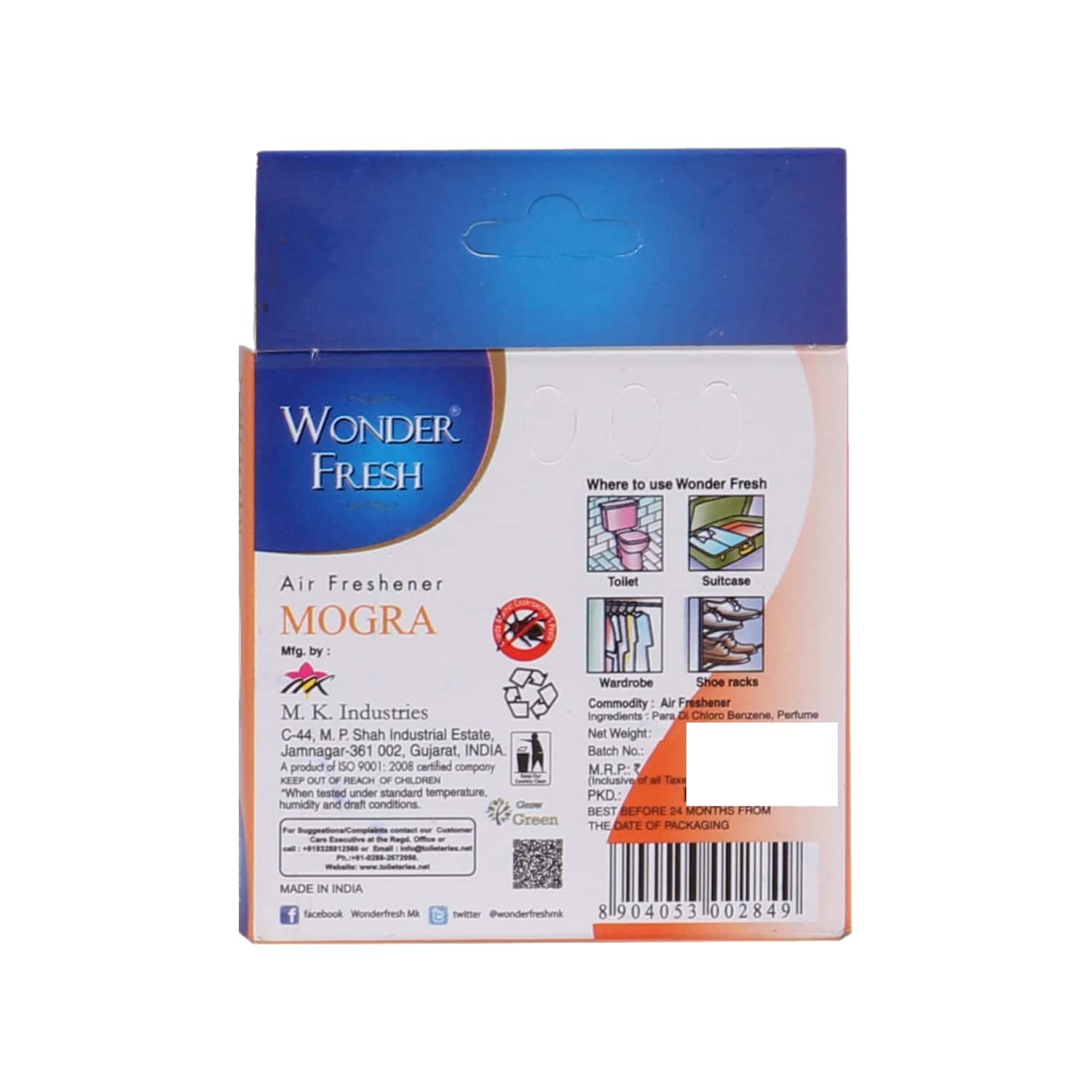 Buy WONDER FRESH AIR FRESHENER MOGRA 50GM Online & Get Upto 60% OFF at ...