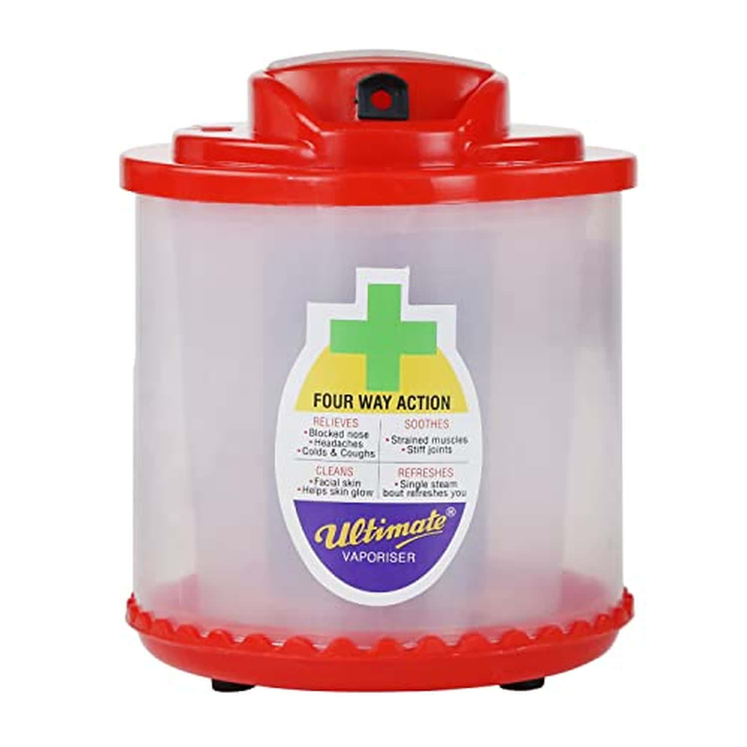 Buy CRESCENT ULTIMATE PLUS STEAMER VAPORIZER FOR COLD AND COUGH, RED ...