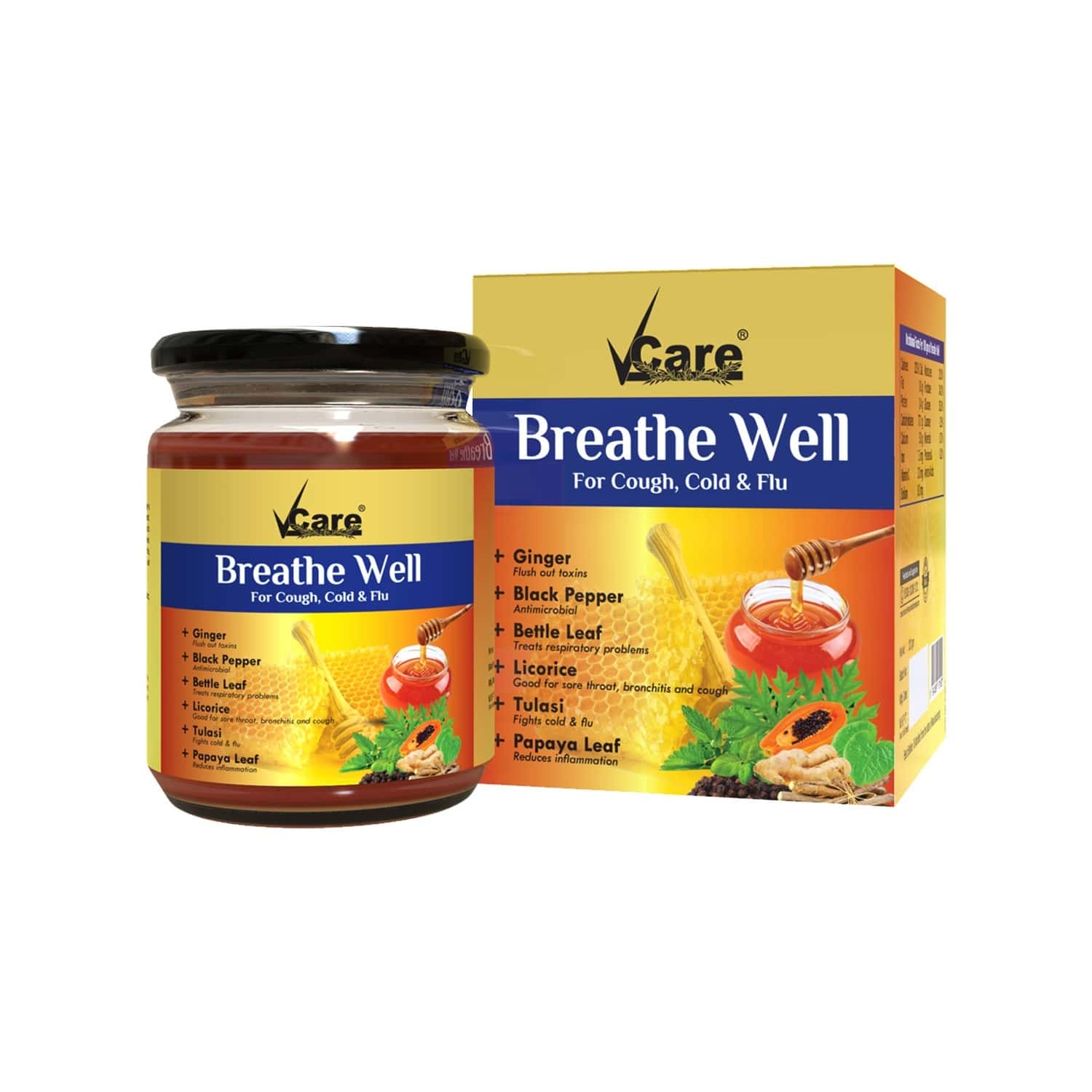 Buy VCARE BREATHE WELL FOR COLD, COUGH & FLU - 220G Online & Get Upto ...