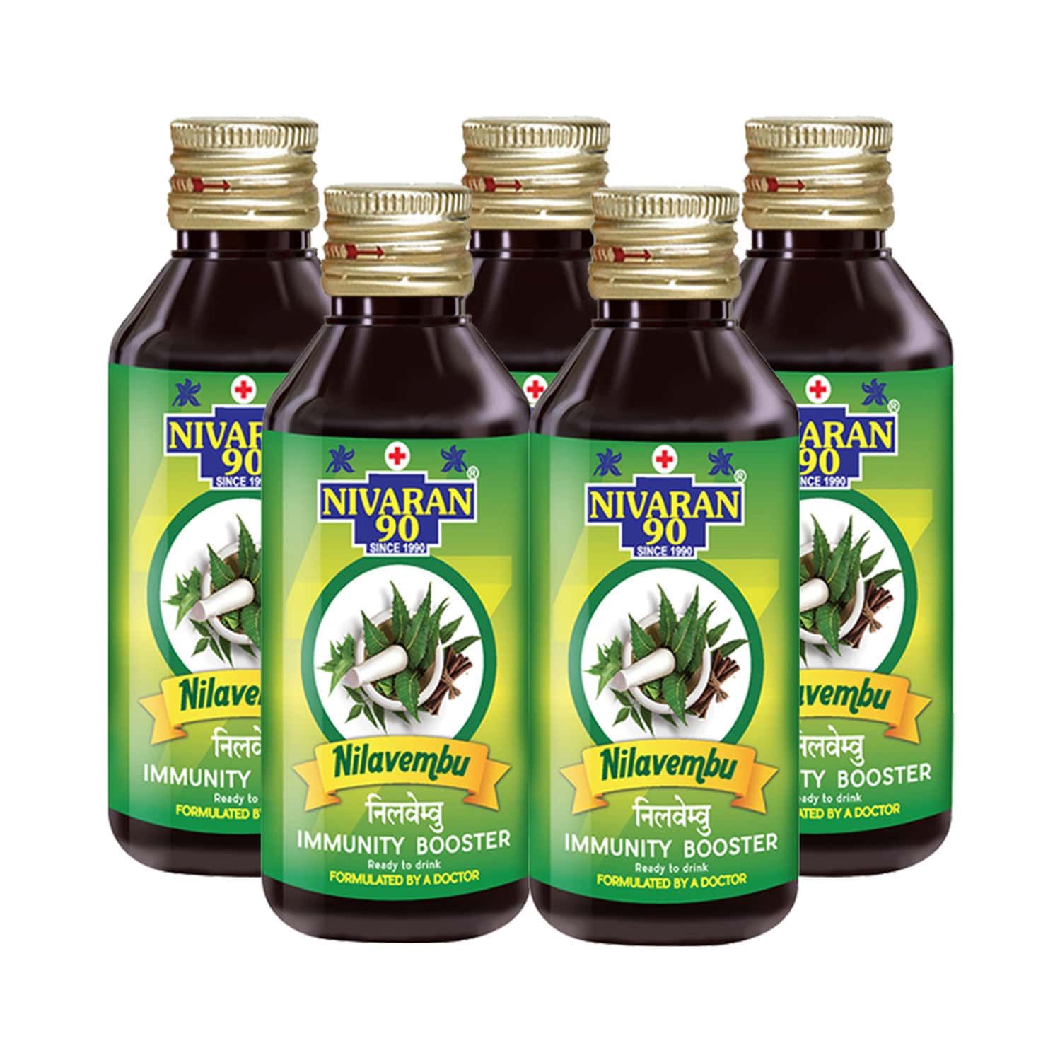 Buy NIVARAN 90 NILAVEMBU SYRUP(PACK OF 5 - 60 ML) Online & Get Upto 60% ...