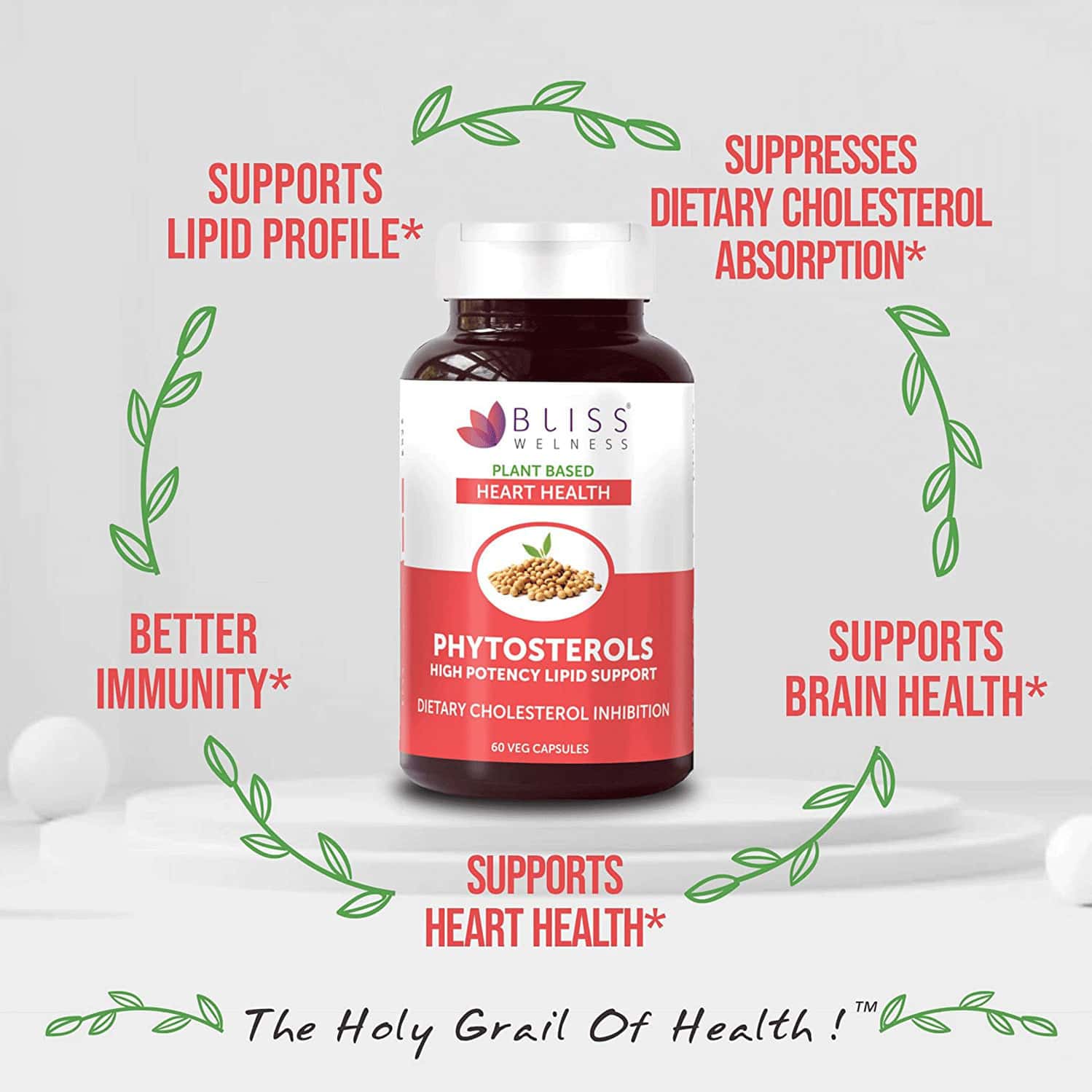 Buy BLISS WELNESS LIPID PURE PHYTOSTEROL PLANT STEROLS |IMMUNITY ...