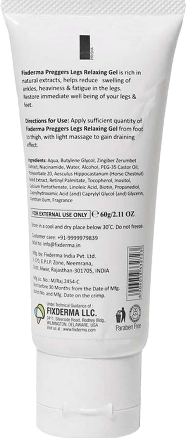 Buy FIXDERMA PREGGER LEG RELAXING GEL Online & Get Upto 60% OFF at ...