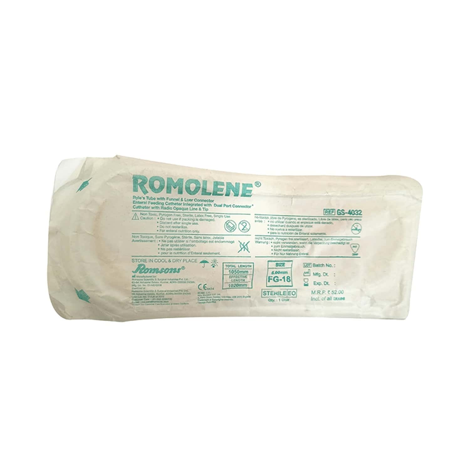 Buy ROMSONS ROMOLENE SIZE FG 18 Online & Get Upto 60% OFF at PharmEasy