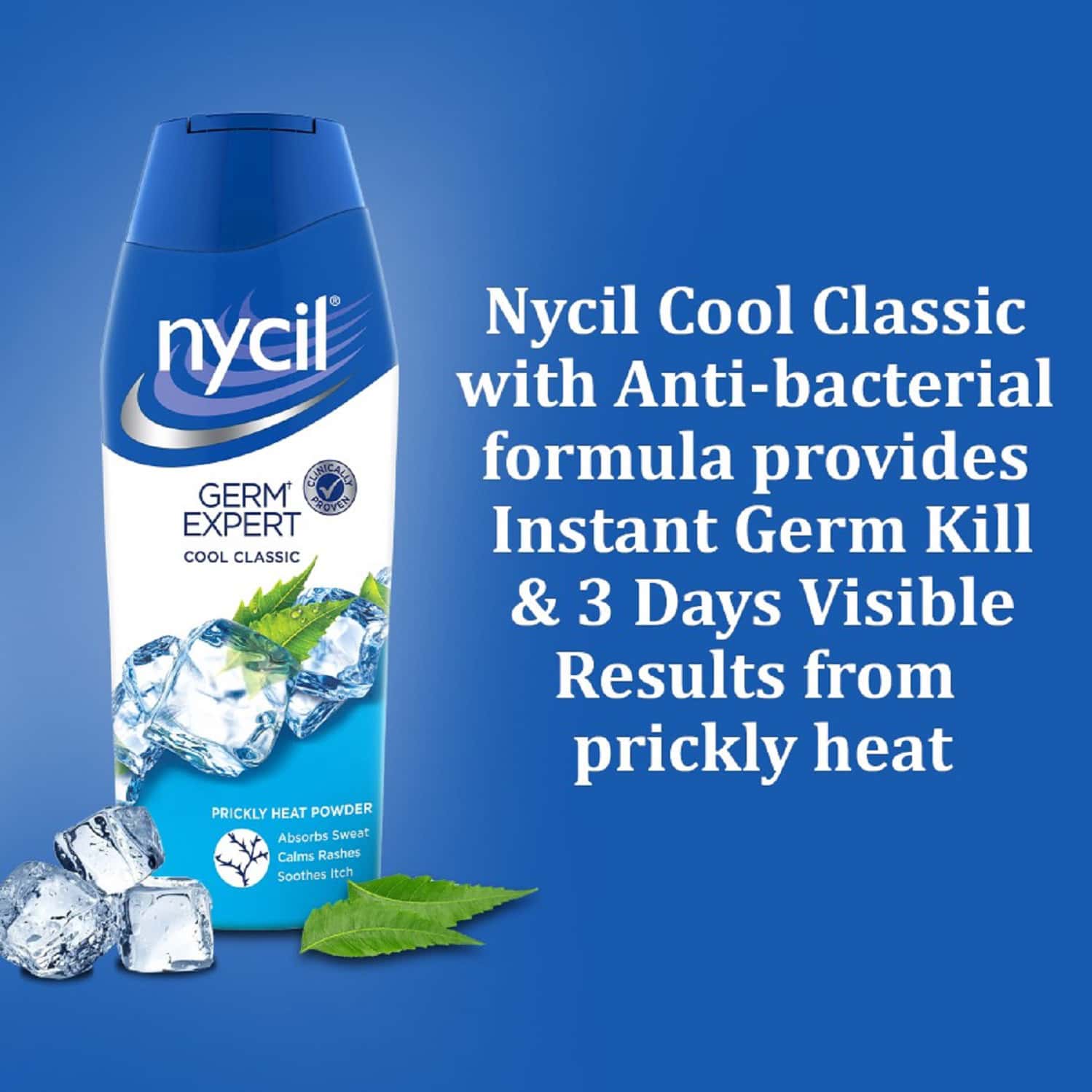 Buy NYCIL COOL CLASSIC PRICKLY HEAT TALCUM POWDER - 75GM Online & Get ...