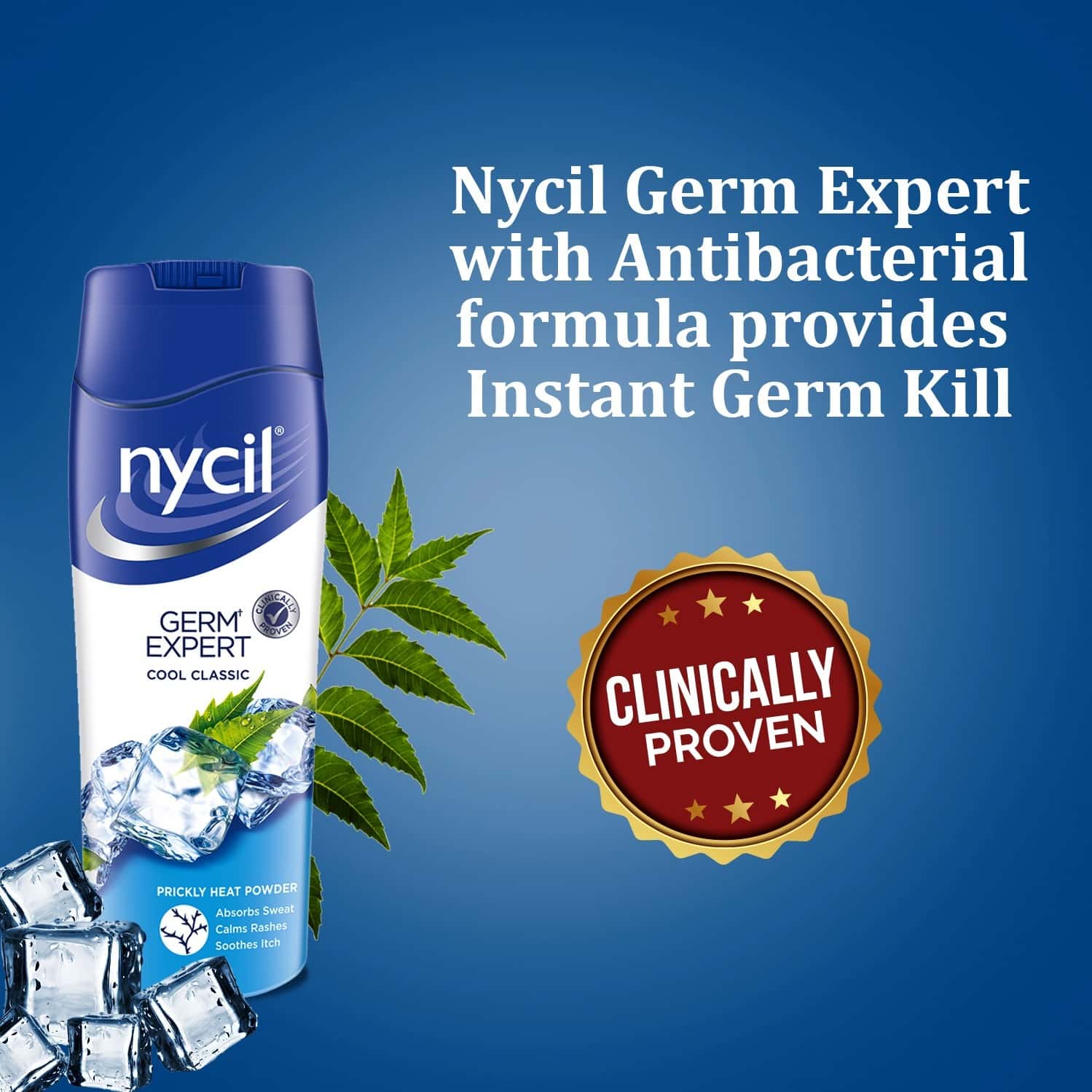 Buy NYCIL COOL CLASSIC PRICKLY HEAT TALCUM POWDER - 75GM Online & Get ...