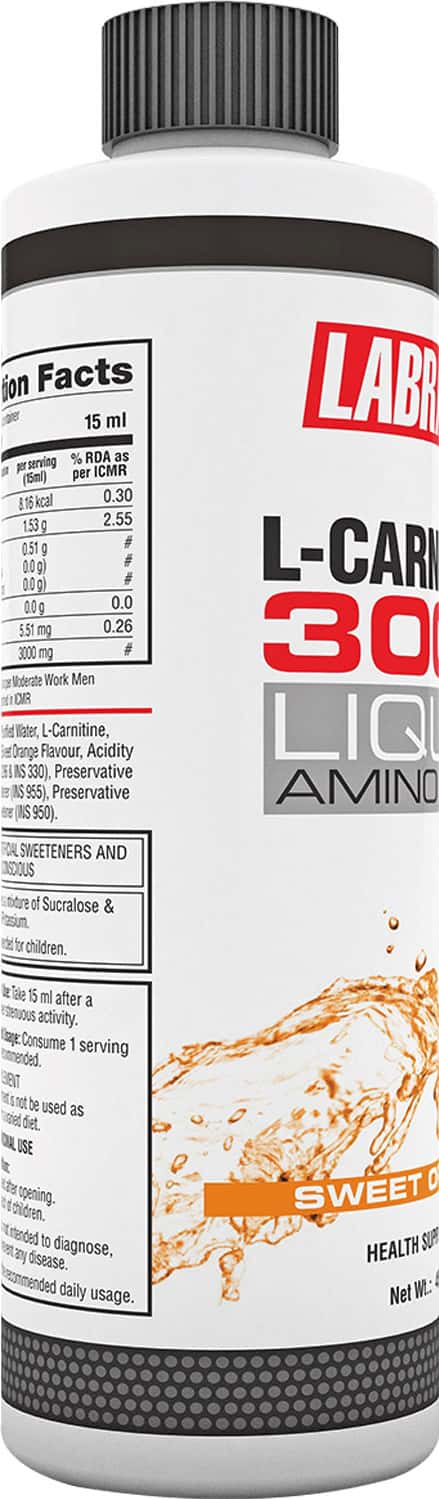 Buy LABRADA L-CARNITINE LIQUID - 450ML SWEET ORANGE Online & Get Upto ...