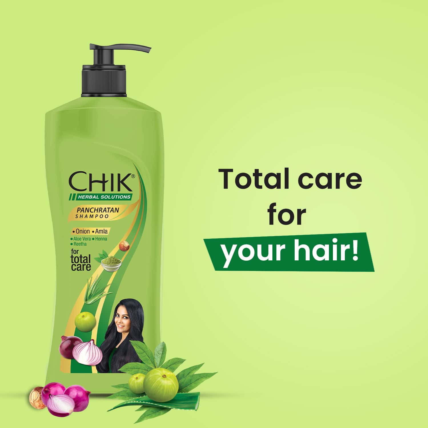Buy CHIK PANCHRATAN HERBAL SOLUTION TOTAL HAIR CARE SHAMPOO, FOR SOFT ...