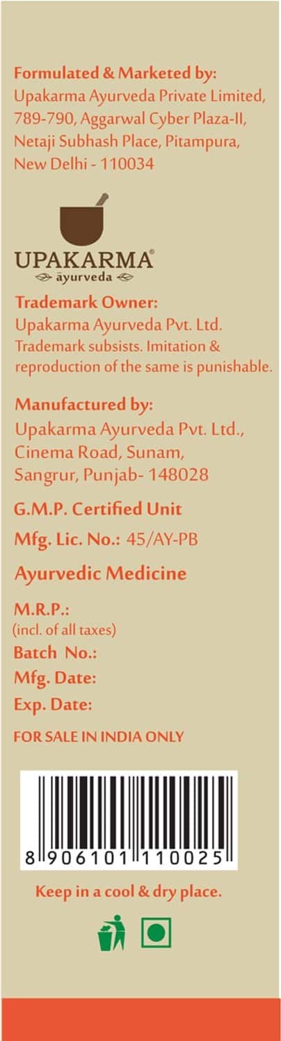 Buy UPAKARMA AYURVEDA BADAM ROGAN SWEET ALMOND OIL 100 ML Online & Get ...