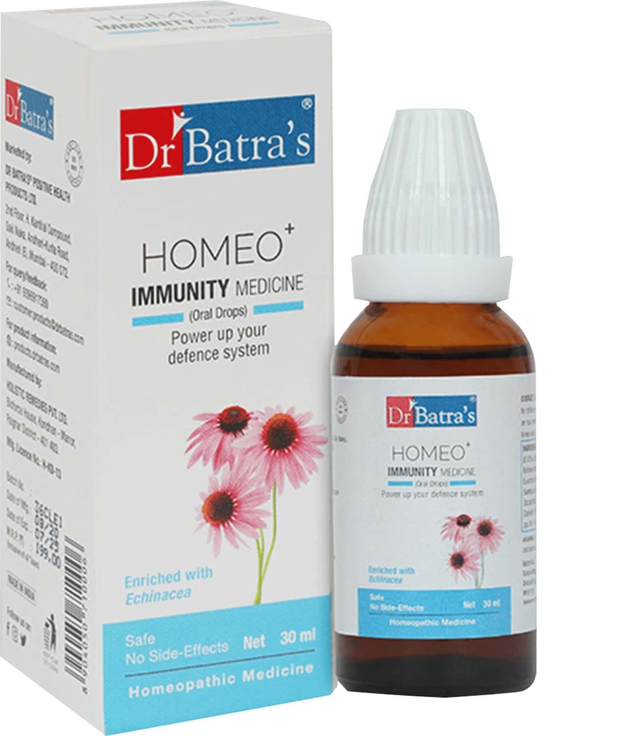 Buy DR BATRA'S HOMEO+ IMMUNITY MEDICINE(ORAL DROPS) POWER UP YOUR ...