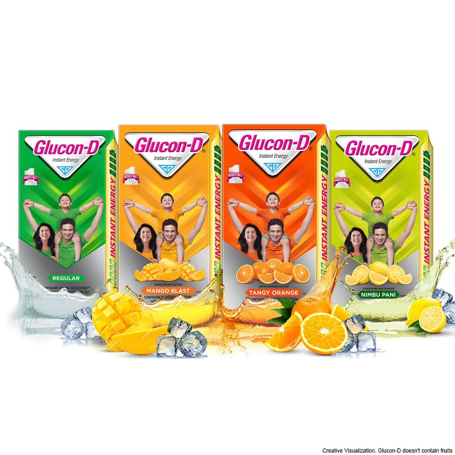 Buy GLUCON-D REGULAR GLUCOSE POWDER400GM+50GM JAR Online & Get Upto 60% ...
