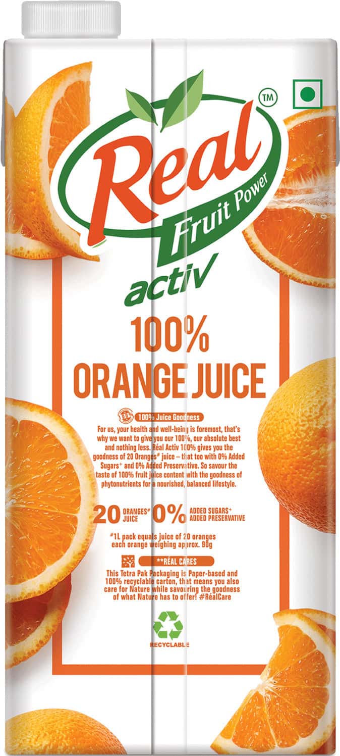 Buy REAL ACTIV ORANGE JUICE-1L Online & Get Upto 60% OFF at PharmEasy