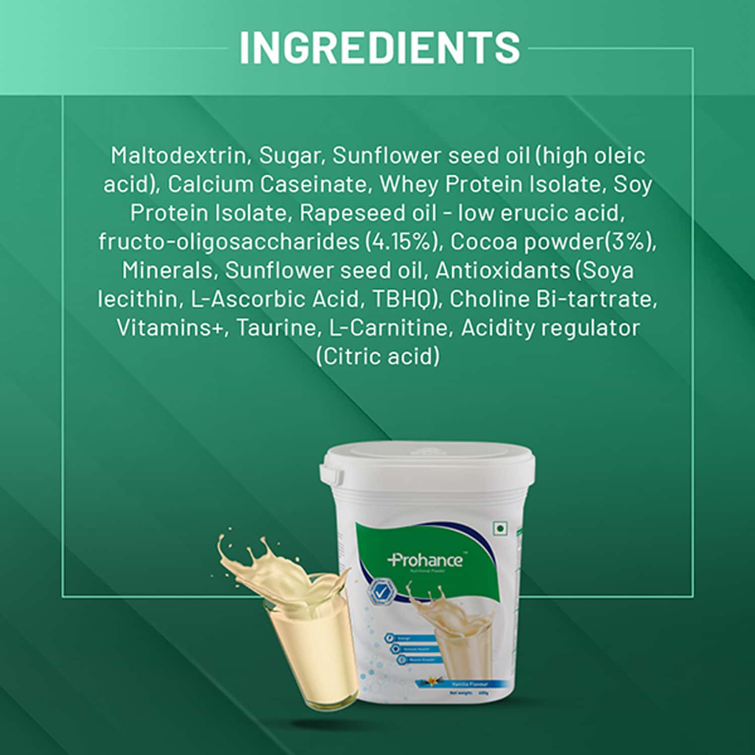 Buy PROHANCE CHOCOLATE POWDER 200 GM Online & Get Upto 60% OFF at PharmEasy