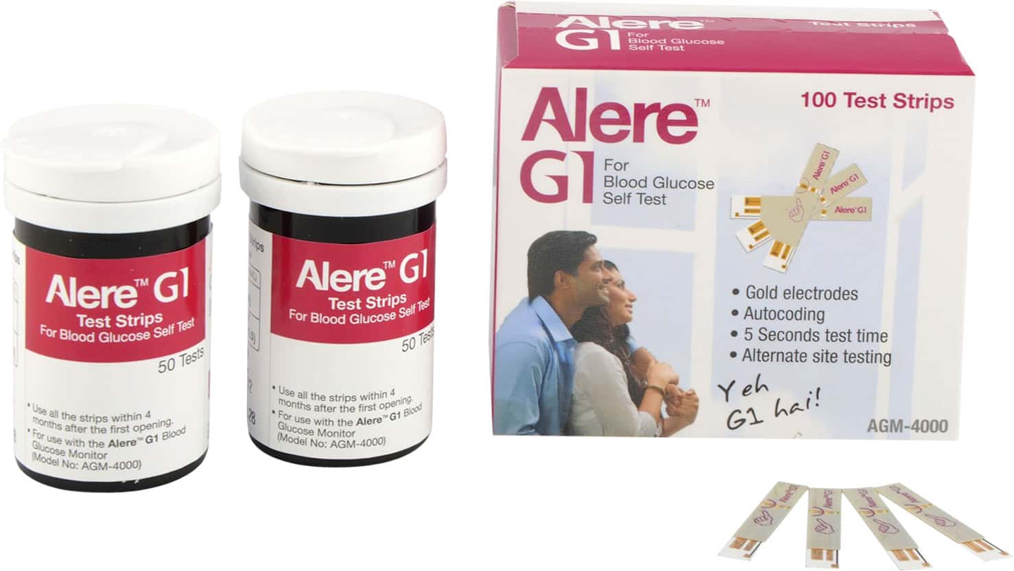 Buy ALERE G1 TEST STRIPS 100 Online & Get Upto 60% OFF at PharmEasy