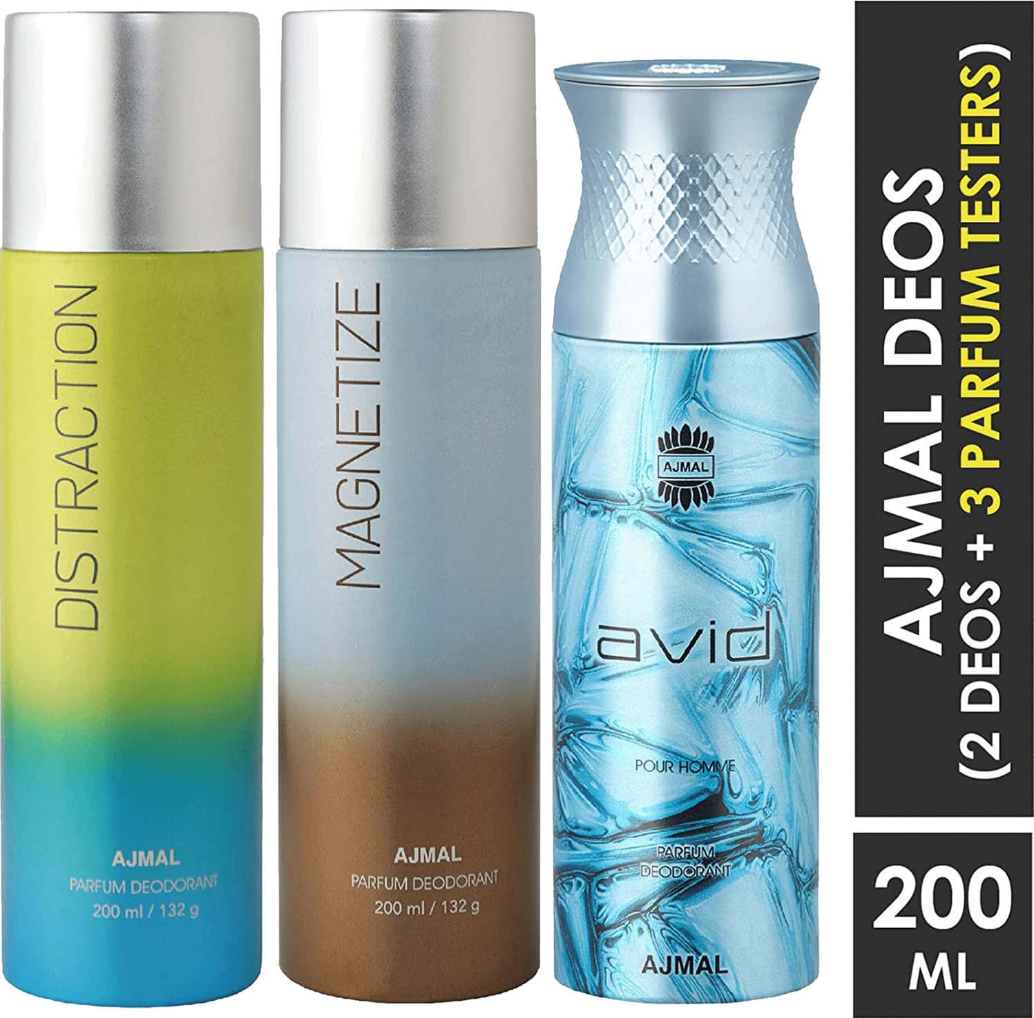 Buy AJMAL DISTRACTION AND MAGNETIZE FOR MEN & WOMEN AND AVID FOR MEN ...