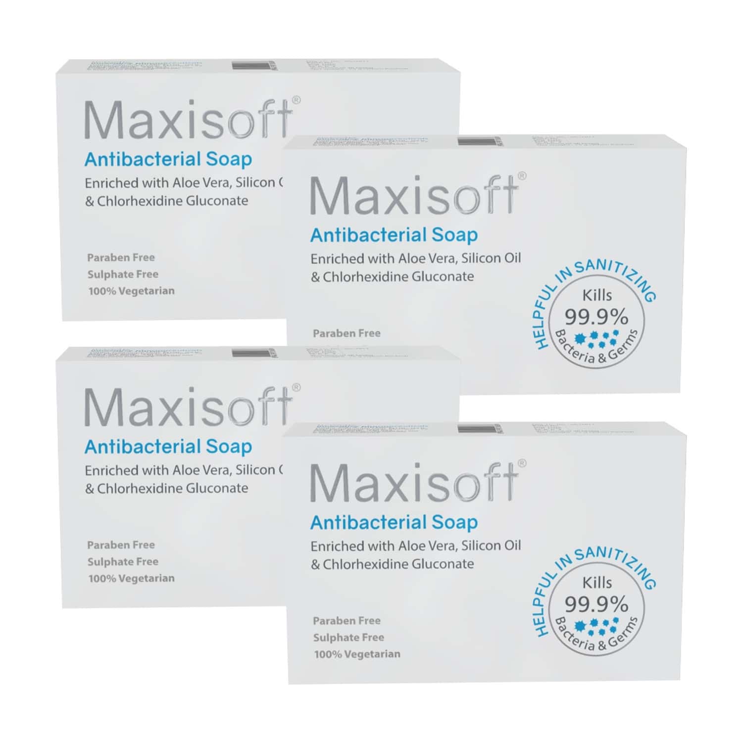 Buy MAXISOFT ANTIBACTERIAL SANITIZING SOAP 75 GM | ALOE VERA | PARABEN ...