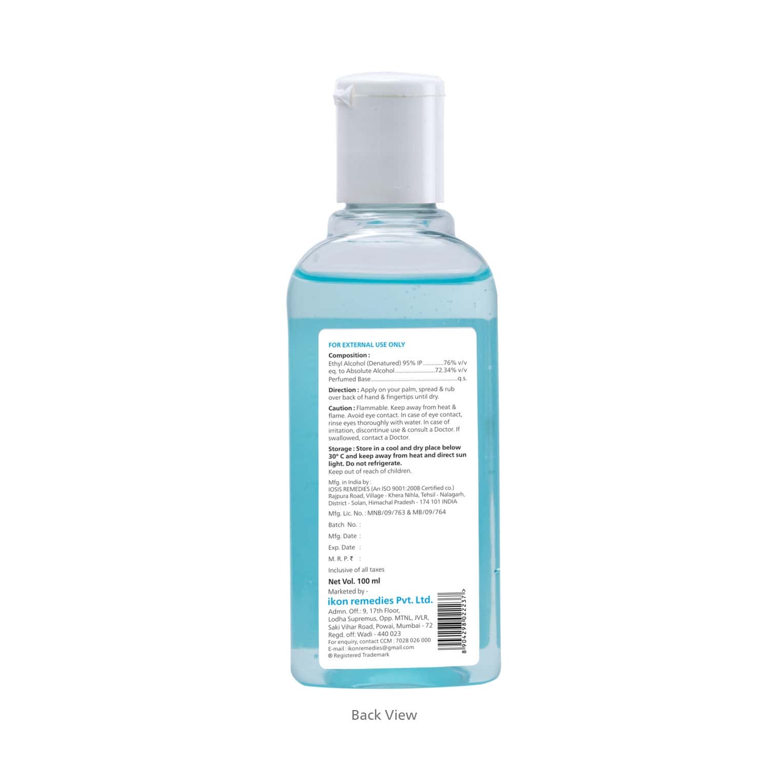 Buy PEARLDEW SANITIZER GEL (SEA BREEZE) 100 ML | ALOE & NEEM | PARABEN ...