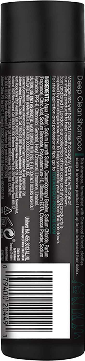 Buy TONI & GUY MEN DEEP CLEAN SHAMPOO, DETOXIFIES & REMOVES EXCESS OIL ...