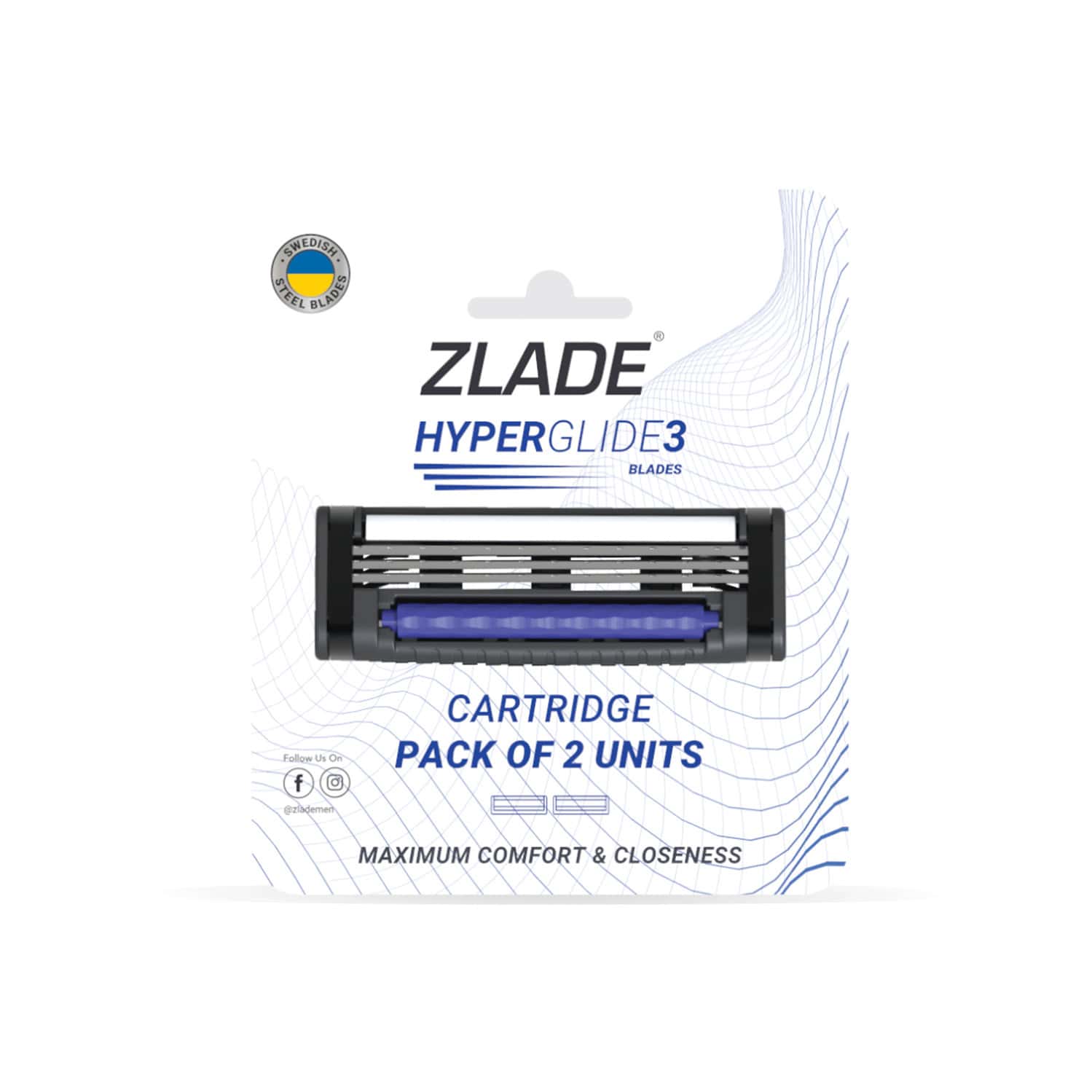 Buy ZLADE HYPERGLIDE3 CARTRIDGES (NEW AND IMPROVED) PACK OF 2 Online ...