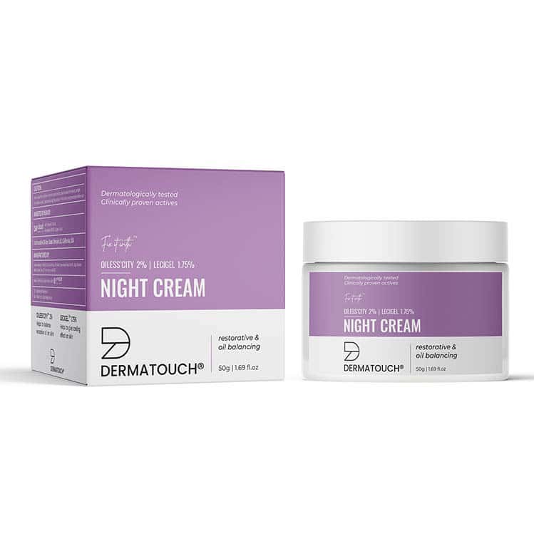 Buy DERMATOUCH NIGHT CREAM | LECIGEL INFUSED OIL BALANCE & SKIN ...