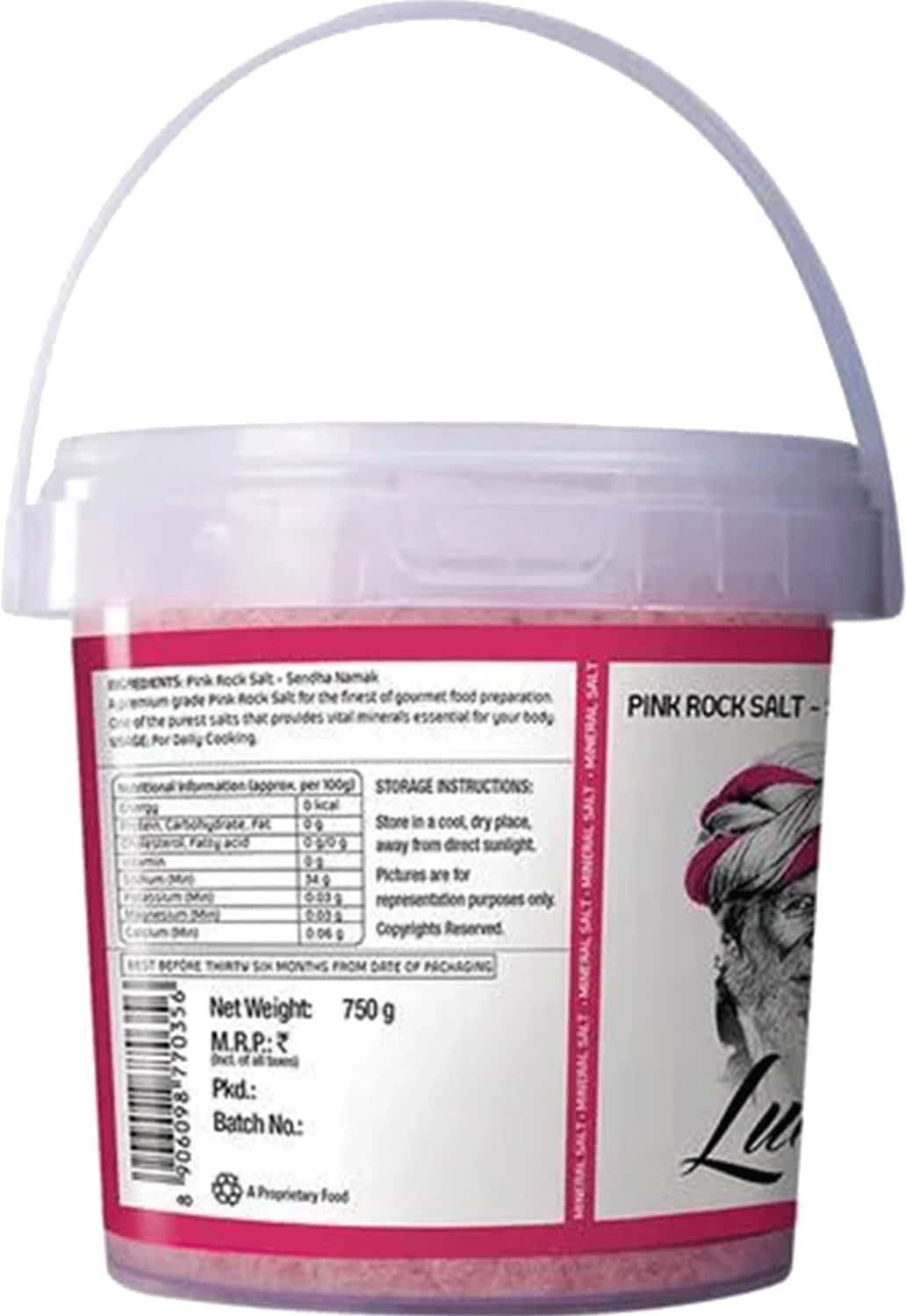 Buy LUNN COMBO OF NATURAL HIMALAYAN PINK ROCK SALT (SENDHA NAMAK)| PACK ...