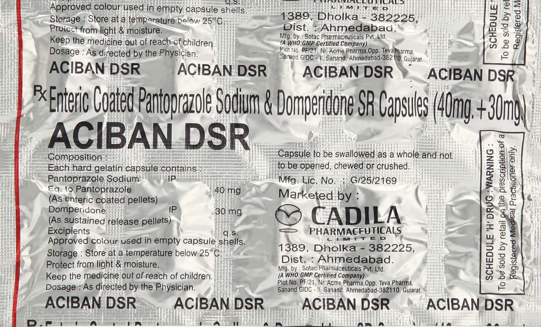 Aciban Dsr Strip Of 10 Capsules: Uses, Side Effects, Price & Dosage ...