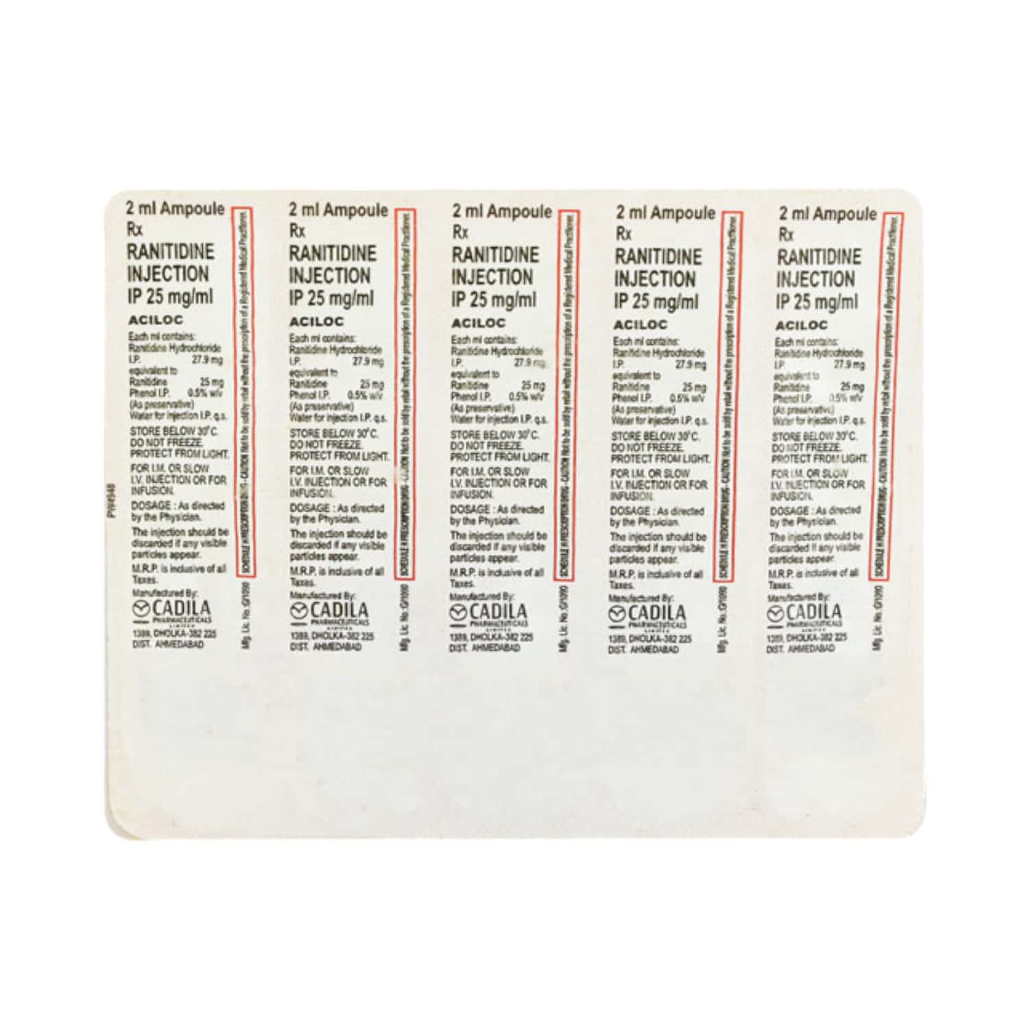 Aciloc 2ml Injection: Uses, Side Effects, Price, Dosage & More Info ...
