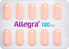 Allegra 180mg Tablet: Uses, Side Effects, Price, Dosage & More Info ...