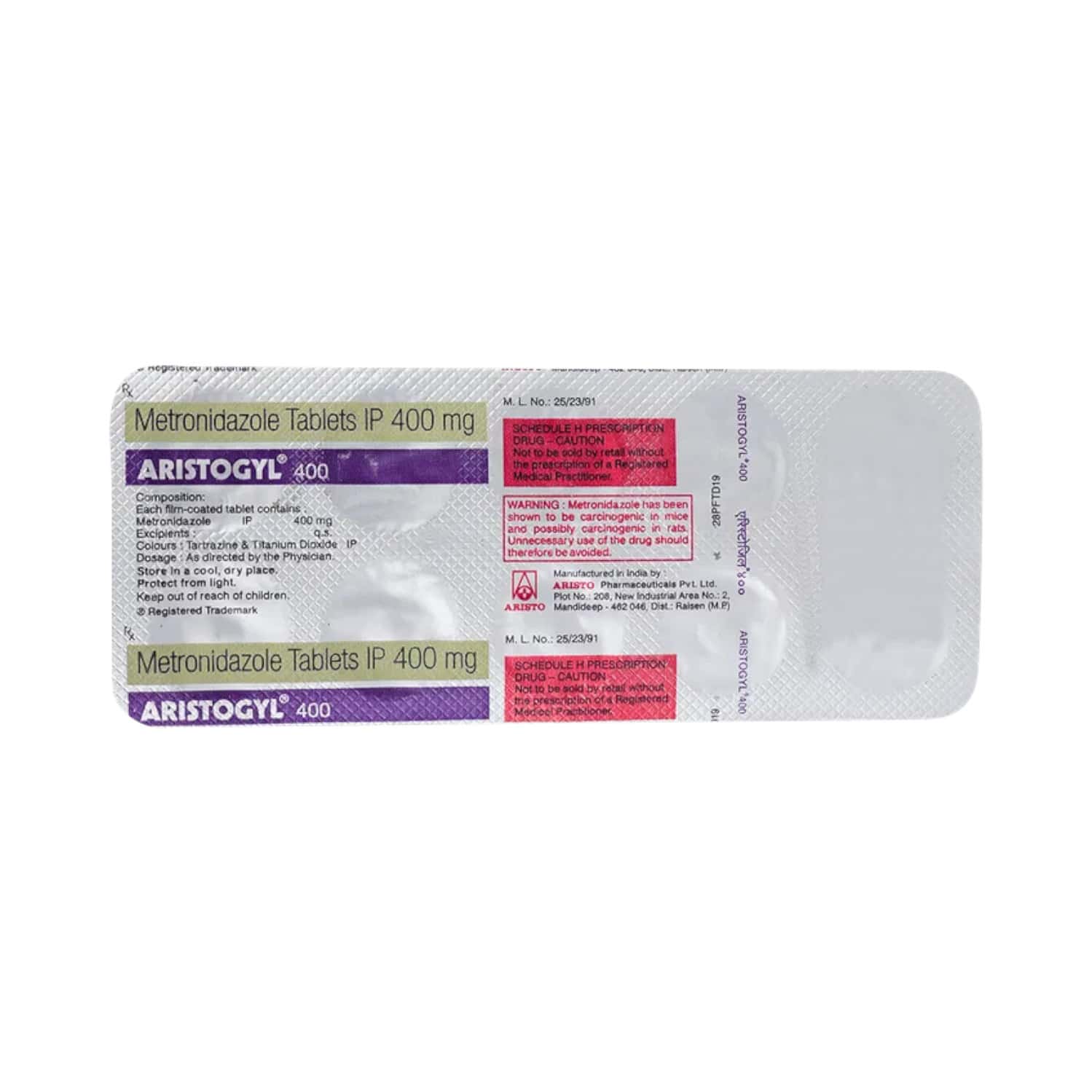Aristogyl 400 Tablet: Uses, Side Effects, Price, Dosage & More Info ...