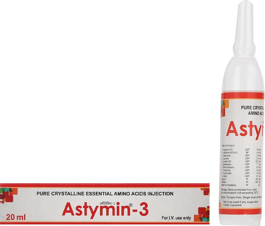 Astymin 3 Solution For Injection: Uses, Side Effects, Price, Dosage ...