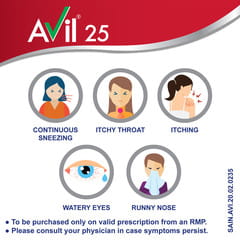 Avil 25 Tablet: Uses, Side Effects, Price, Dosage & More Info - PharmEasy