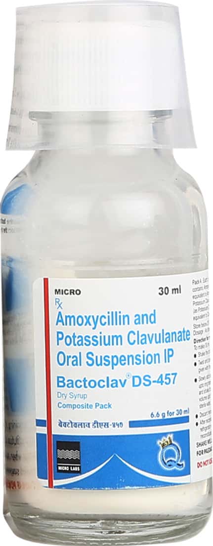 Bactoclav DS 457 Syrup: Uses, Side Effects, Price, Dosage & More Info ...