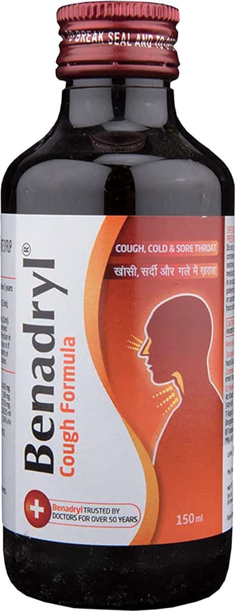 Benadryl Syrup: Uses, Side Effects, Price, Dosage & More Info - PharmEasy