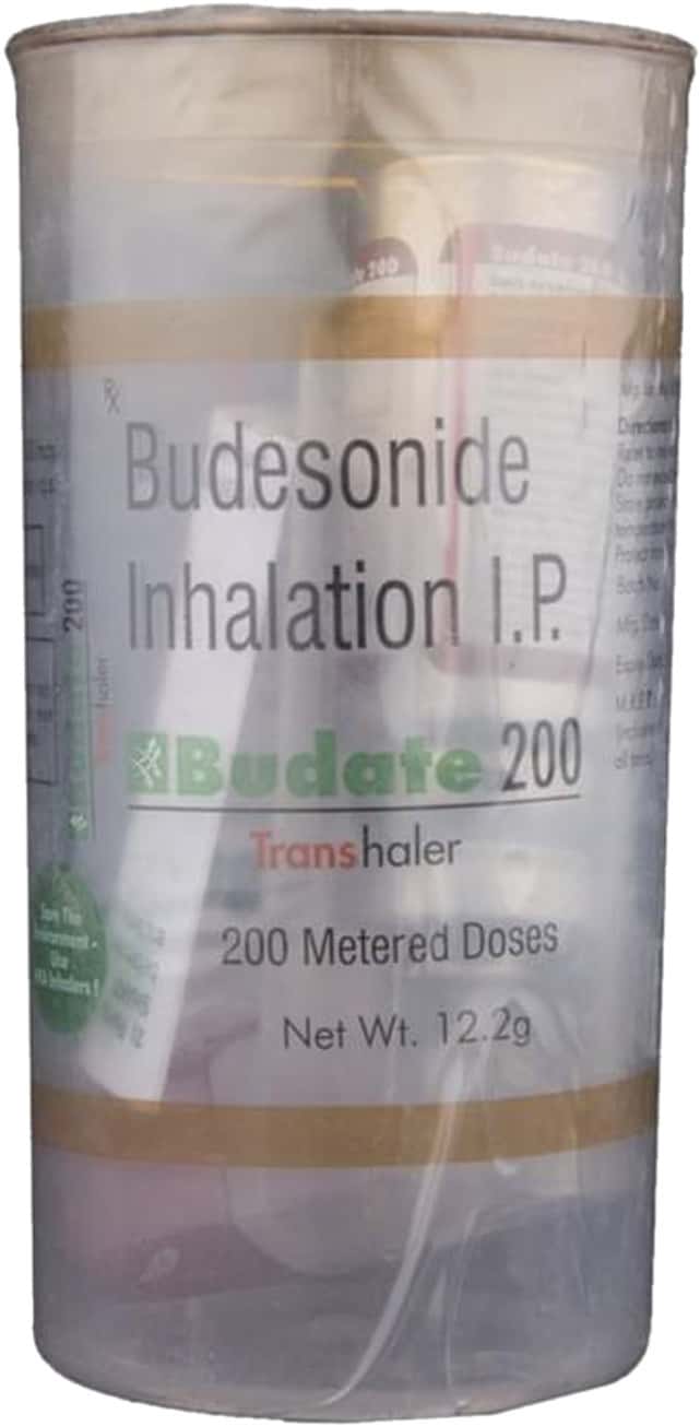 Budate 200 MCG Transhaler (200): Uses, Side Effects, Price & Dosage ...