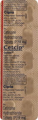 Cetcip Tablet: Uses, Side Effects, Price, Dosage & More Info - PharmEasy
