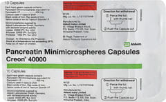 Creon 400 MG Capsule (10): Uses, Side Effects, Price & Dosage | PharmEasy